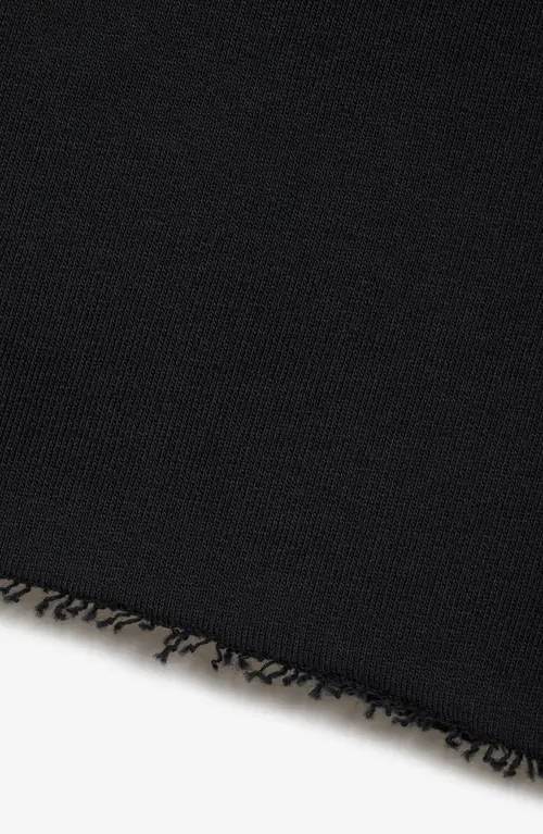 THIRTY YEARS Mid-rise French Terry Sweatshorts - Black