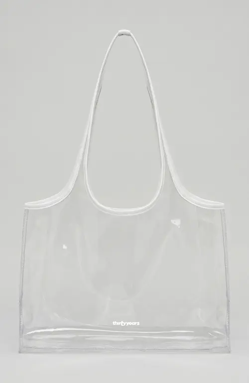 THIRTY YEARS Jelly Tote - Clear