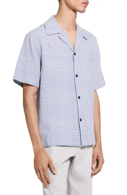 Theory Mini Tex Camp Shirt - Bering Multi