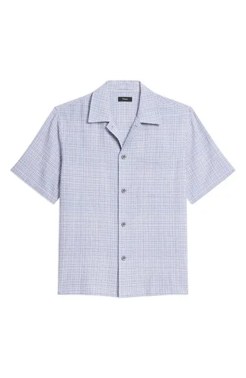 Theory Mini Tex Camp Shirt - Bering Multi