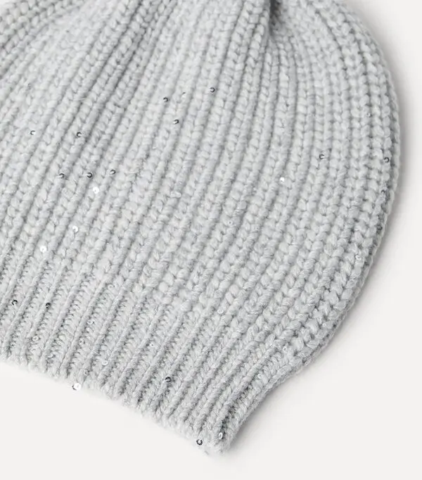 Brunello Cucinelli Cashmere And Silk Beanie - Grey