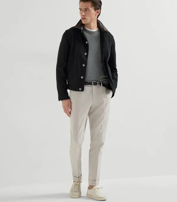 Brunello Cucinelli Cashmere Ribbed Sweater - Grey