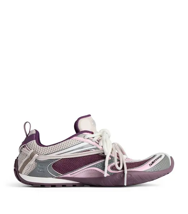 Balenciaga Radar Gradient Lines Sneakers - Purple