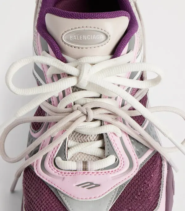 Balenciaga Radar Gradient Lines Sneakers - Purple