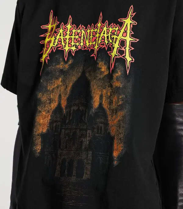 Balenciaga Sacré-cœur T-shirt - Black