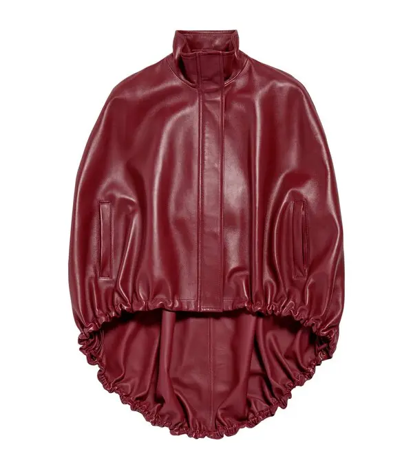 Balenciaga Leather Double-layer Cape