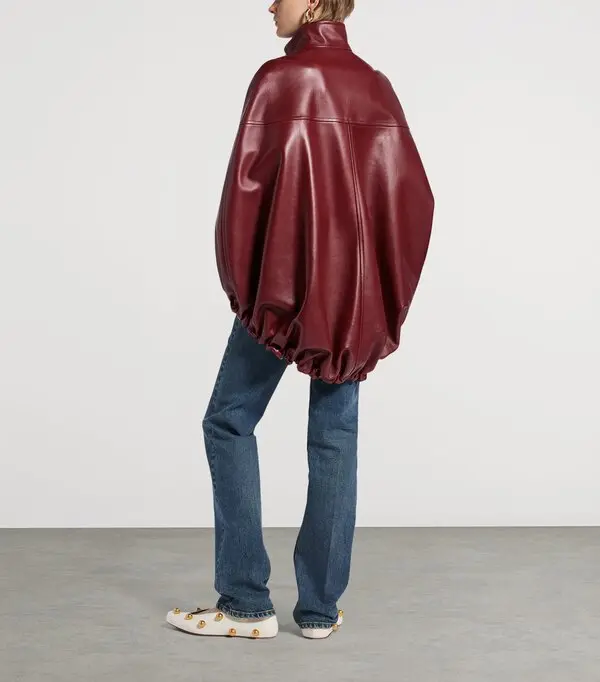 Balenciaga Leather Double-layer Cape