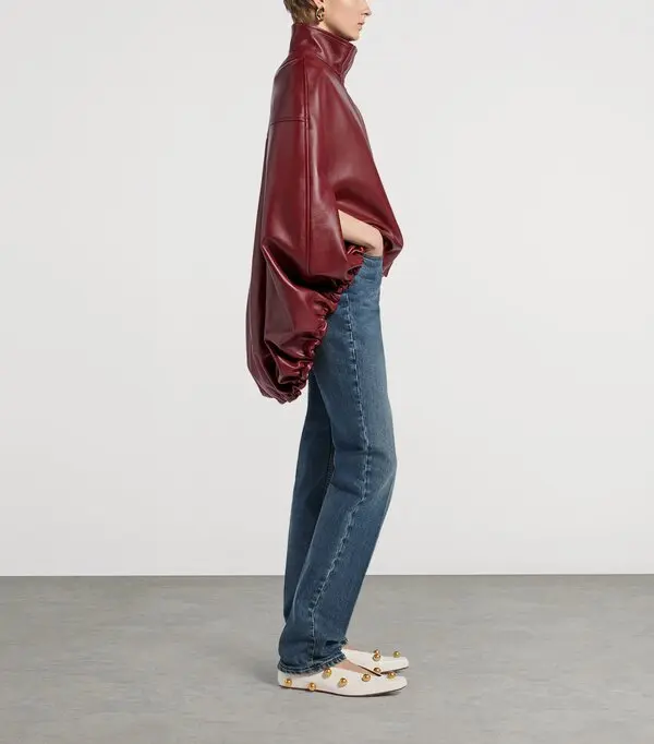 Balenciaga Leather Double-layer Cape