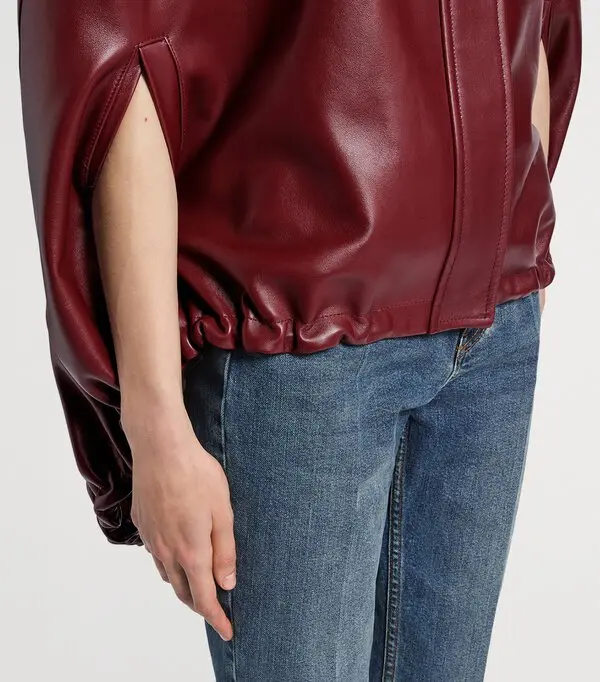 Balenciaga Leather Double-layer Cape