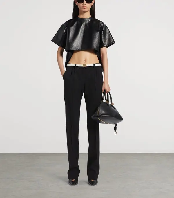 Balenciaga Stretch-wool Slim Trousers