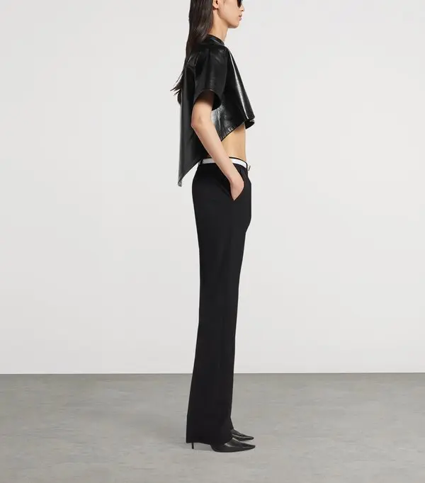 Balenciaga Stretch-wool Slim Trousers