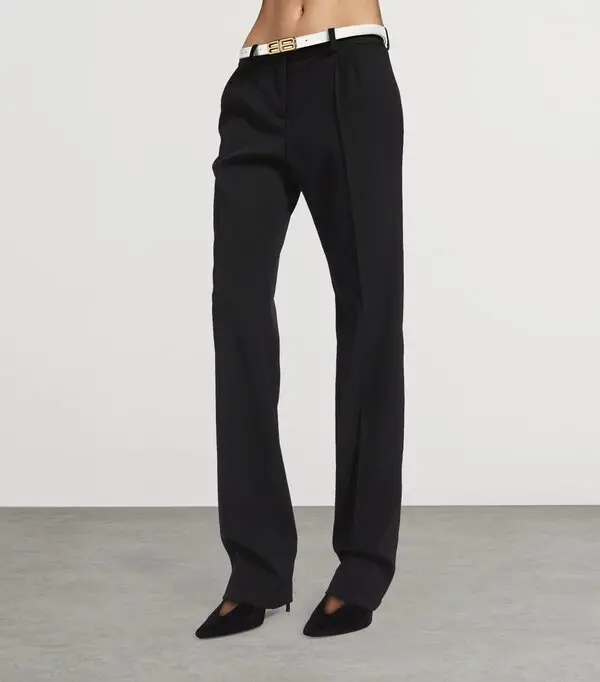 Balenciaga Stretch-wool Slim Trousers