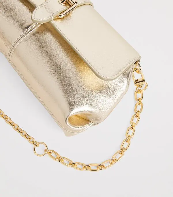 Maje Chain Shoulder Strap - Blue