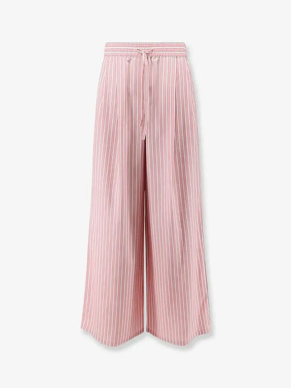 Dolce & Gabbana Cotton And Silk Pyjama Trousers - Pink