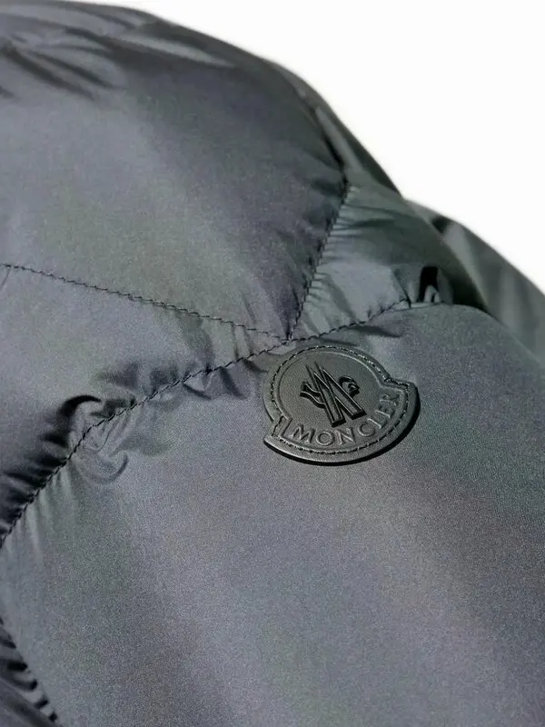 Moncler Buttoned Padded Jacket - Black