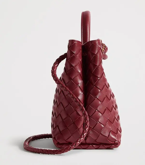 Bottega Veneta Small Andiamo Top-handle Bag - Red