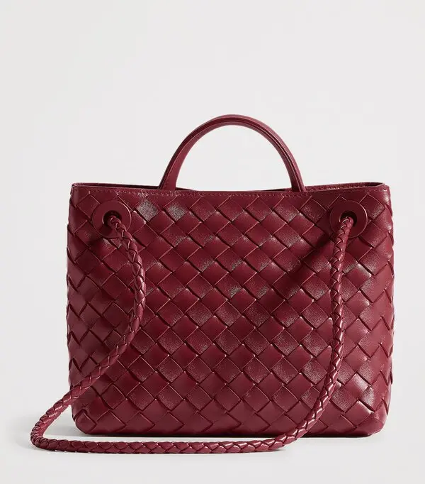 Bottega Veneta Small Andiamo Top-handle Bag - Red