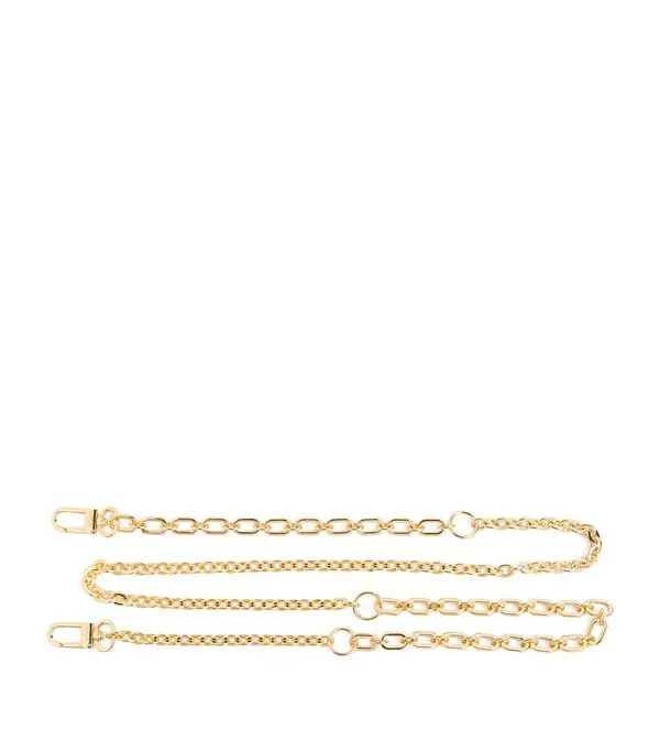 Maje Chain Shoulder Strap - Blue