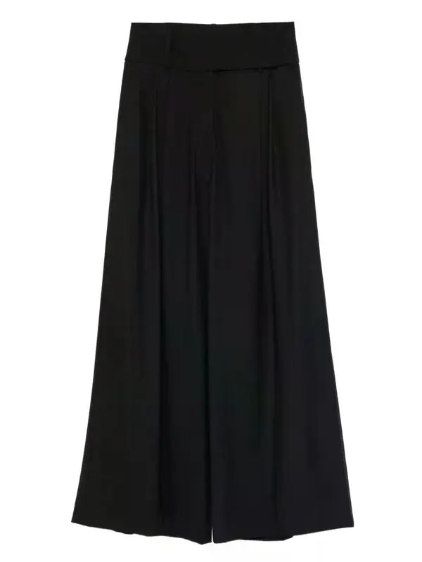 Viktor & Rolf Pleated Wide Leg Trousers