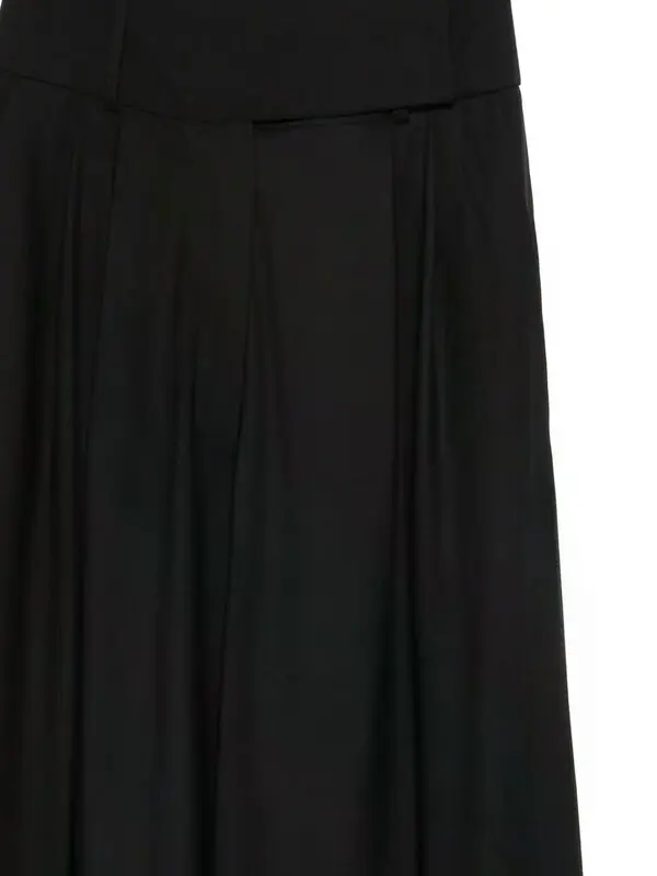Viktor & Rolf Pleated Wide Leg Trousers