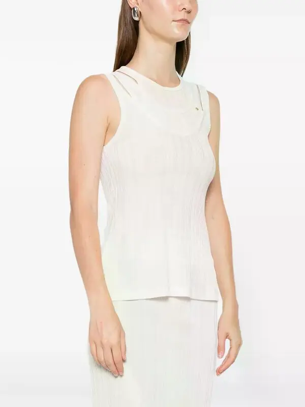 Viktor & Rolf Triple Layer Tank Top - Neutrals