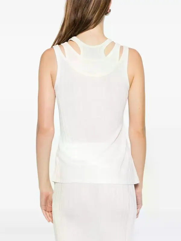Viktor & Rolf Triple Layer Tank Top - Neutrals