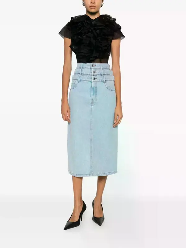 Viktor & Rolf Silk Ruffled Blouse