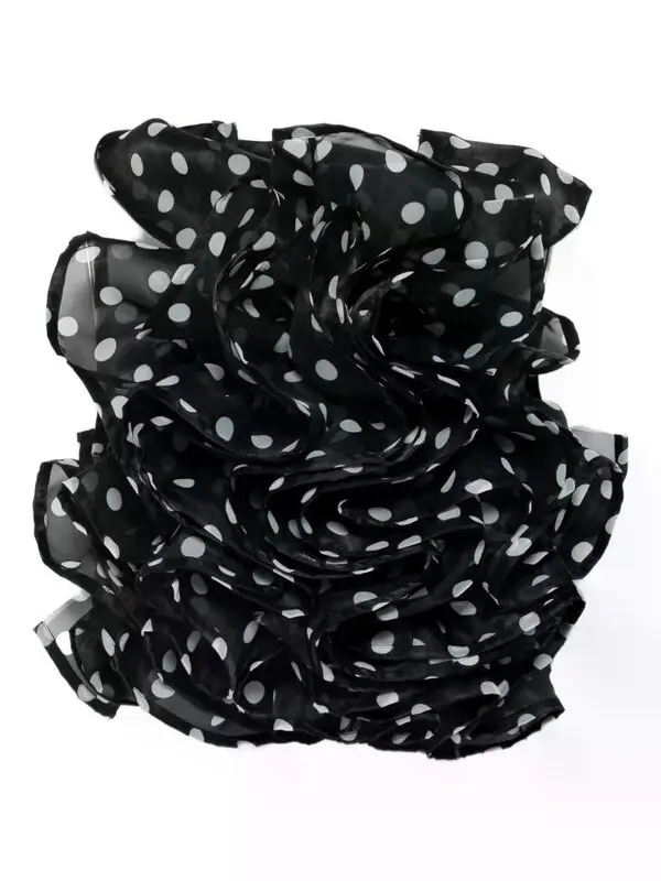 Viktor & Rolf Polka Dot-pattern Ruffled Blouse
