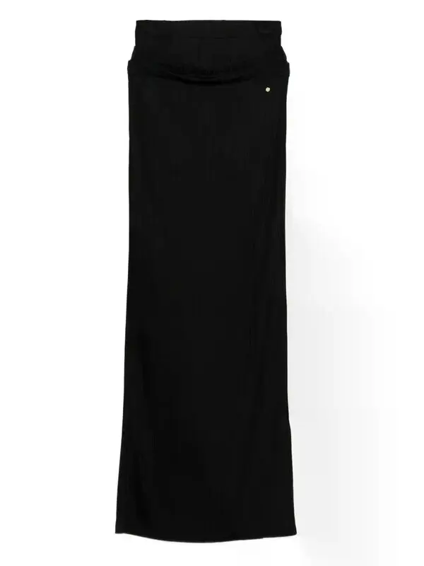 Viktor & Rolf Triple Layer Maxi Skirt - Black