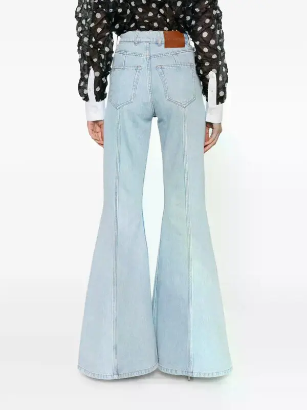 Viktor & Rolf Paneled Flare Jeans