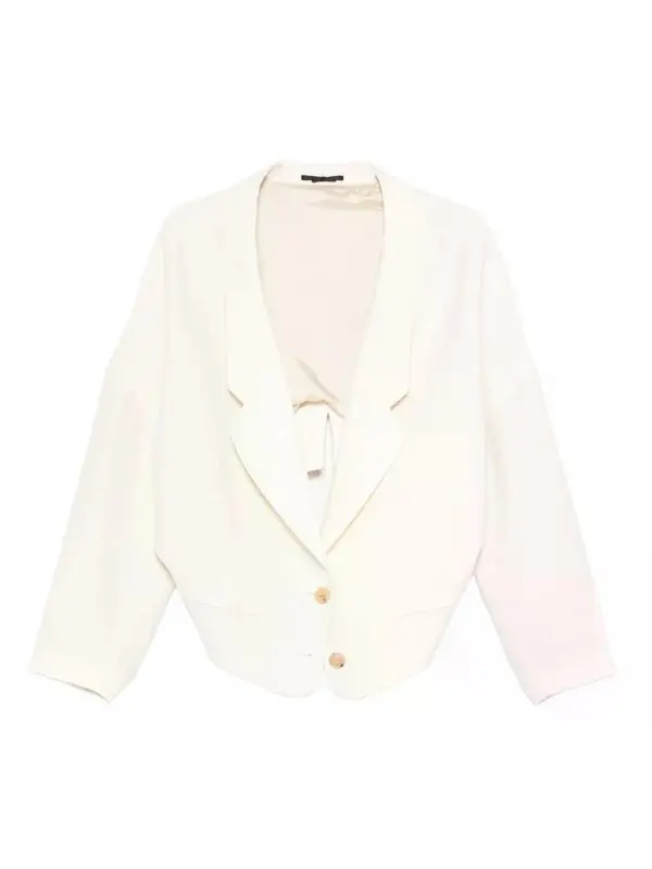 Viktor & Rolf Dropped Shoulder Blazer - Neutrals