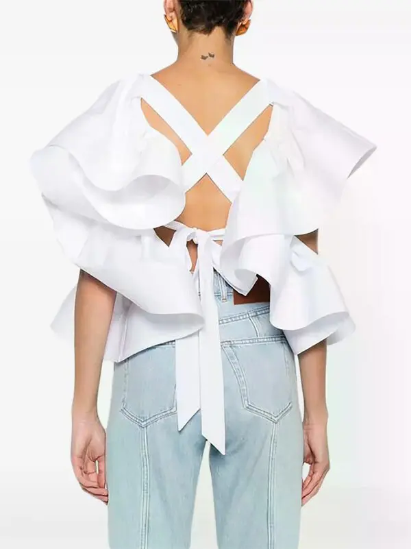 Viktor & Rolf Ruffle Detail Blouse