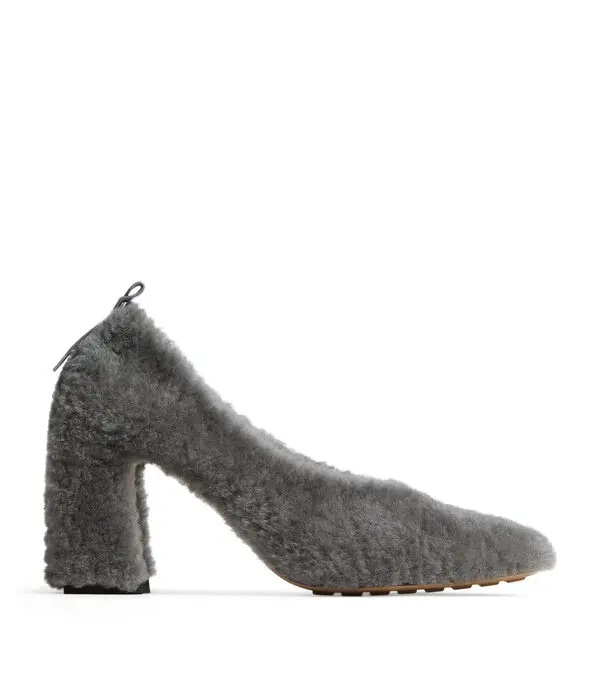 Bottega Veneta Shearling Allegra Pumps