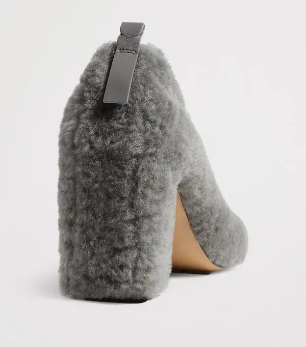 Bottega Veneta Shearling Allegra Pumps