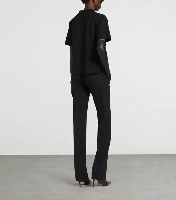 Balenciaga Cotton Sacré Cœur T-shirt - Black