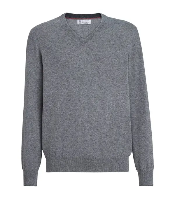 Brunello Cucinelli Cashmere V-neck Sweater