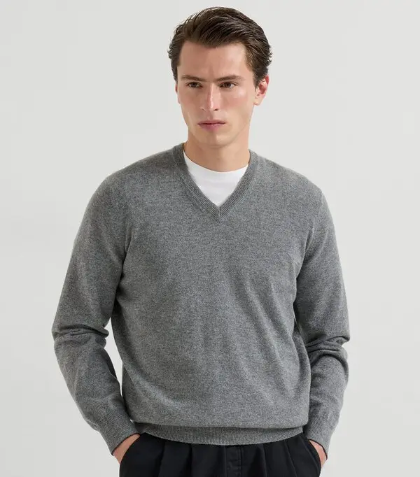 Brunello Cucinelli Cashmere V-neck Sweater