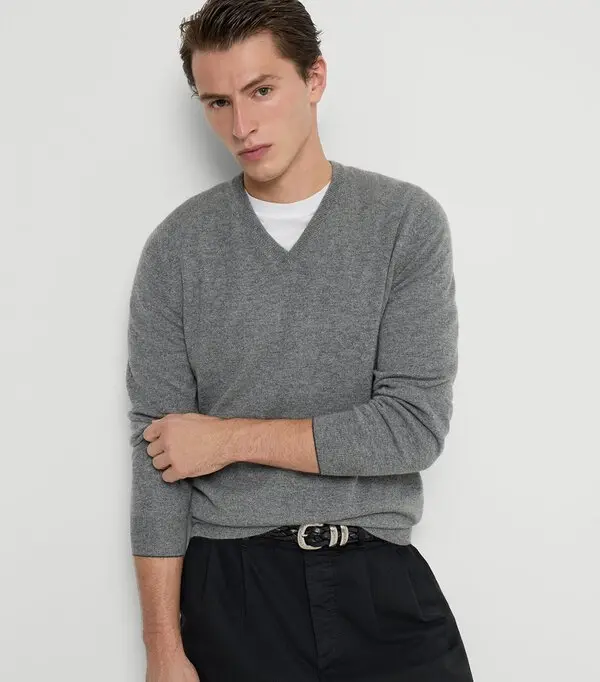 Brunello Cucinelli Cashmere V-neck Sweater