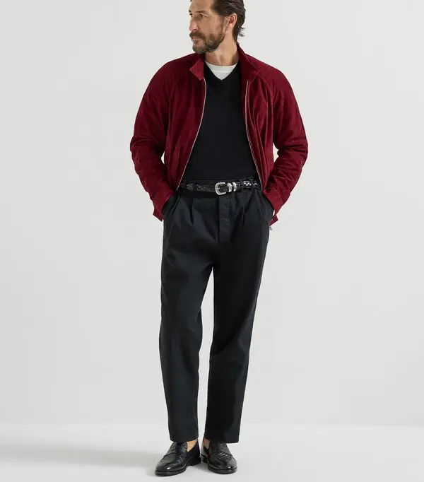 Brunello Cucinelli Cashmere-silk V-neck Sweater - Black