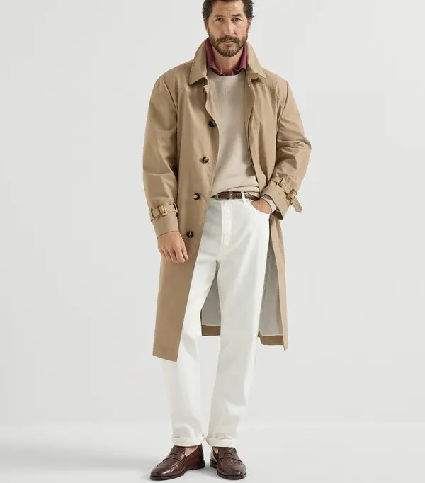 Brunello Cucinelli Cashmere Ribbed Sweater - Beige