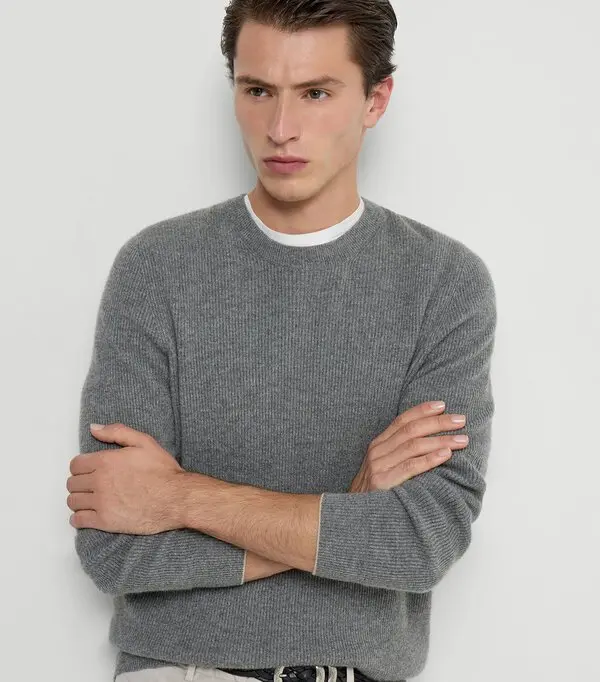 Brunello Cucinelli Cashmere Ribbed Sweater