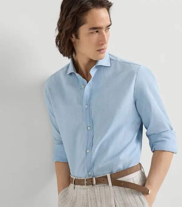 Brunello Cucinelli Denim Shirt