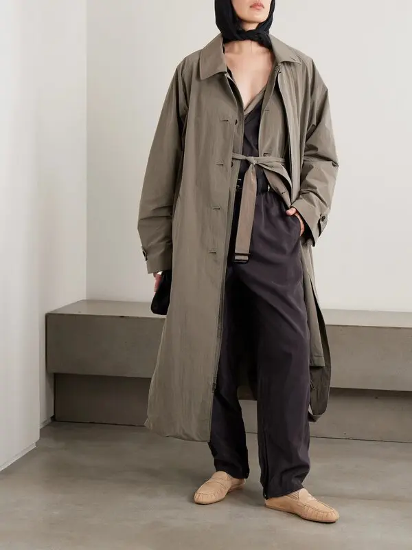 SSSTEIN Pleated Silk-blend Track Pants