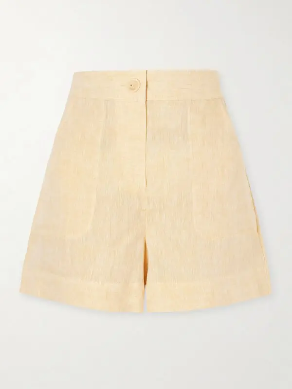 ERES Enjouée Linen Shorts - Yellow