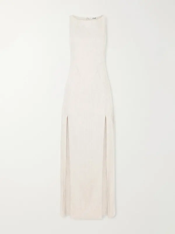 Staud Linen-blend Maxi Dress
