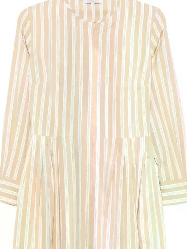 Antonelli Firenze Striped Pleated Dress