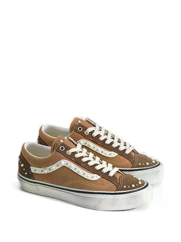 VANS Old Skool 36 Pearl-embellished Sneakers - Neutrals