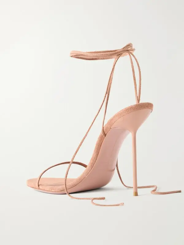 Paris Texas Lidia Suede Lace-up Sandals