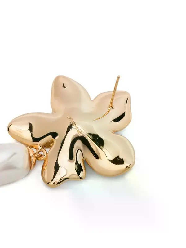 SELF-PORTRAIT Flower-motif Earrings
