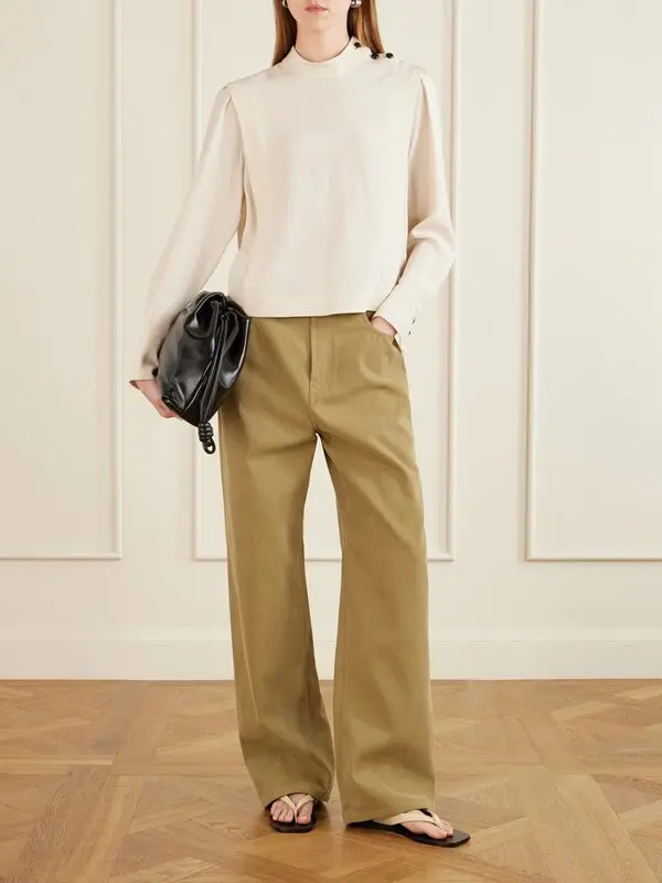 RÓHE High-rise Wide-leg Jeans